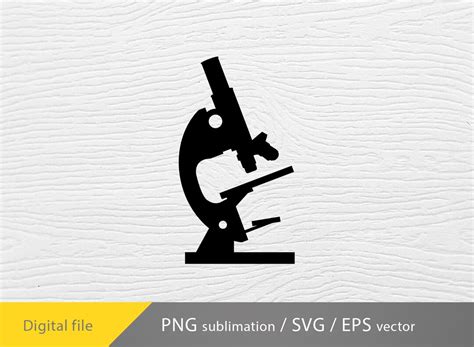 Microscope Svg Microscope Png Sublimation Microscope Dxf Eps Vector