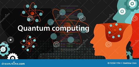 quantum computing abstract tech background concept learning