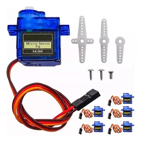 Servomotor Micro Sg90 16kg Servo Motor Arduino Pic Mercadolibre 📦