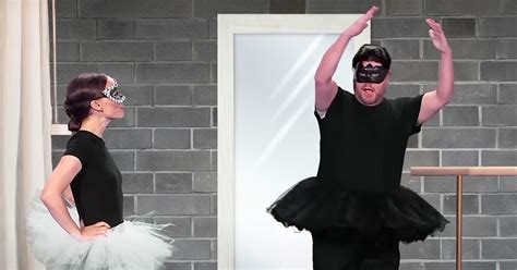 Natalie Portman James Corden Re Create Her Entire Film Career