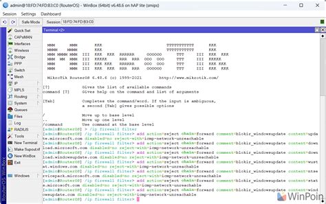 Cara Blokir Windows Update Dengan Mikrotik WinPoin