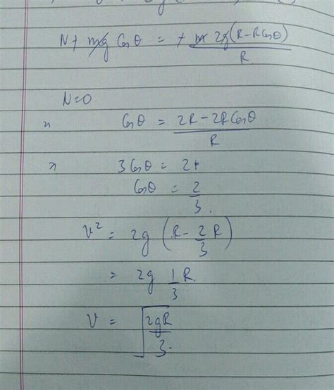 84 A Small Block Is Kept On A Hemispherical Surface Of Radius R And Is