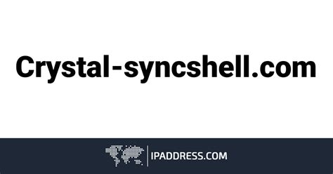 Crystal Crystal Public Syncshells