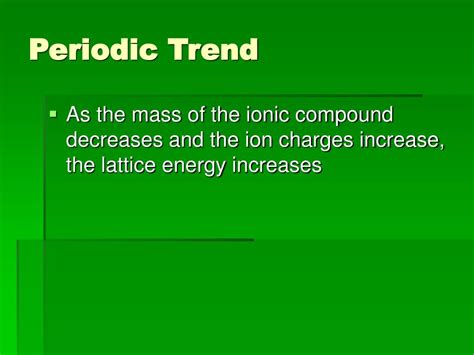 Ppt Lattice Energy Powerpoint Presentation Free Download Id6674931