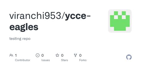 Github Viranchi953 Ycce Eagles Testing Repo