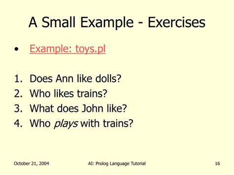 Ppt Artificial Intelligence Prolog Language Tutorial Powerpoint Presentation Id3959883