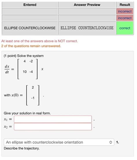 Solved Entered Answer Preview Result Message I Chegg