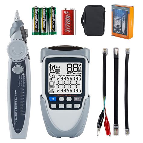 Network Cable Tester Aprotii Poe Multifunction Wire Tracker With Lcd Screen Network Cable