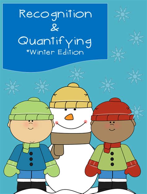 Winterholiday Math Recognition And Quantifying Numbers