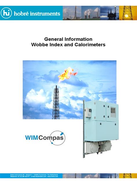 Wobbe Index General Information Rev 1 Pdf Combustion Natural Gas