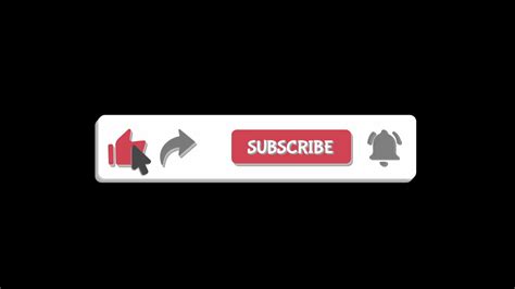 Subscribe Button With Like Share And Bell Icon Free Download 20995539 Stock Video At Vecteezy