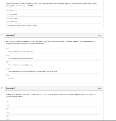 Solved If One Additional Rep Is Hired To Work During The 1