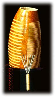 Gourd And Bamboo Percussion Intruments Two Faced Cuban Guiro