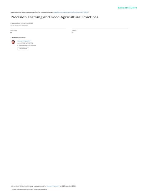 Precision Farming And Good Agricultural Practices Pdf Agriculture Geographic Information