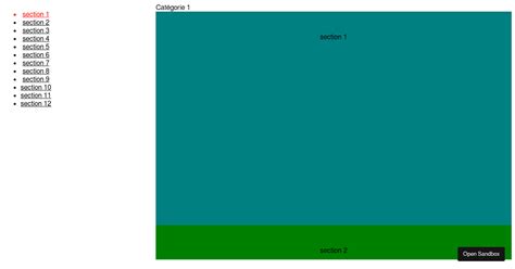 React Scrollspy Examples Codesandbox