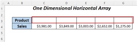 How To Create Array Formula In Excel 10 Suitable Examples