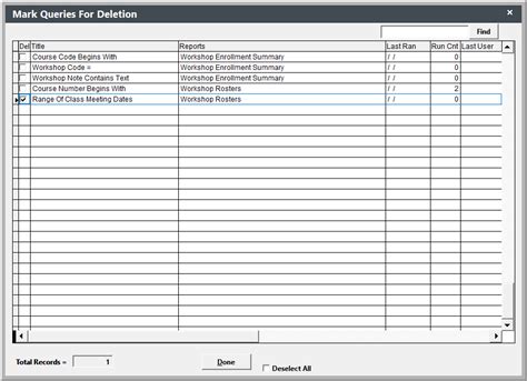Deleting Queries Aceware Help Center Deleting Queries Aceware Help Center