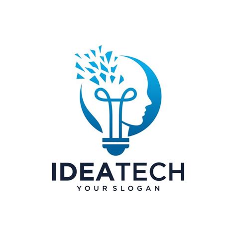 전구 벡터 일러스트 레이 션에 크리에이 티브 두뇌 프리미엄 벡터