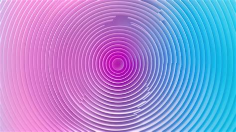 Abstract Gradient Concentric Circles Modern Minimalist Design Premium Ai Generated Image
