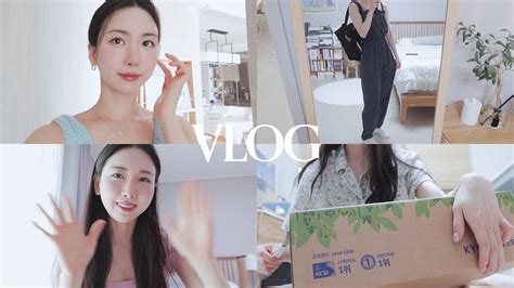 Eng Vlog 🎞️ 여름 일상 조각 모음 집순이 일상 주얼리 마켓 미팅 요즘 읽는 책 새로 산 책 언박싱 Youtube