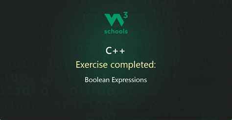 Completed Exercise C Boolean Expressions