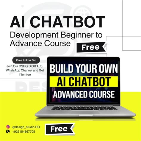 Design 🚀 Free Ai Chatbot Development Course 🤖💡 Want To Build Your