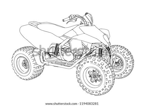 Quad Sketch Vector Stock Vector Royalty Free Shutterstock