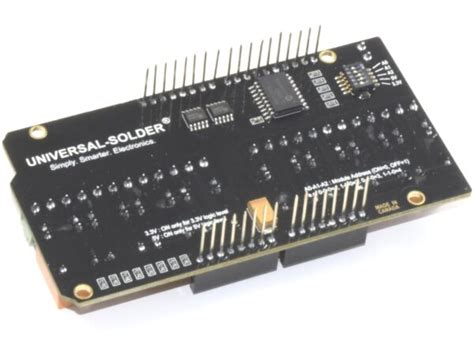 canaduino 8 ch i2c relay shield diy kit for arduino stackable