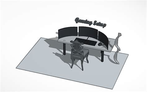 3d Design New Gaming Setup Tinkercad 3d Design New Gaming Setup Tinkercad