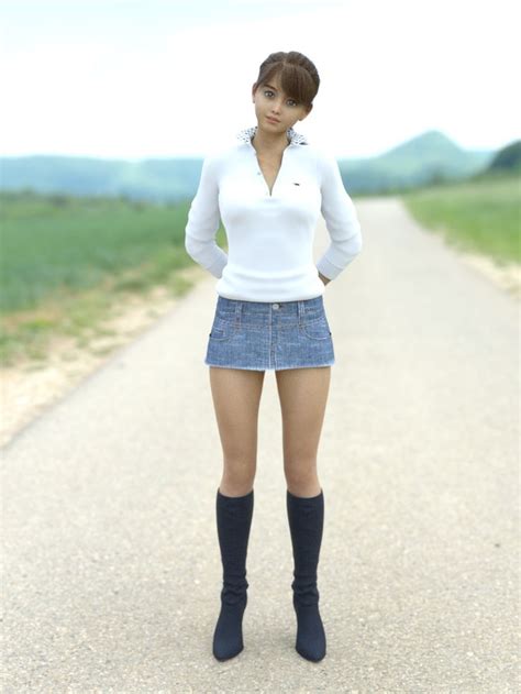 AIRI In Denim Micro Skirt By Hiroinchiba On DeviantArt Micro Skirt Fashion Skirts