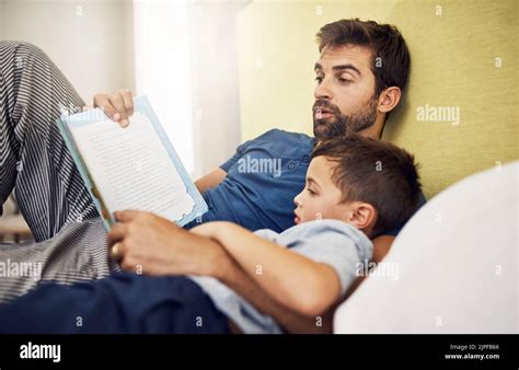 Once Upon A Time There Lived A Handsome Prince A Young Man Reading A Book With His Son At
