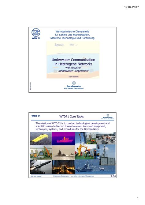 Pdf Underwater Communication In Heterogeneous Networks With Focus On Underwater Cooperation