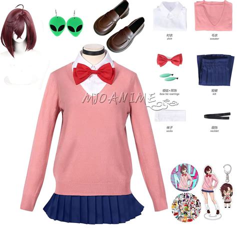 In Stock Momo Ayase Cosplay Costume Wig Anime Dandadan School Jk