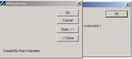 Sliding Dialog Windows CodeProject