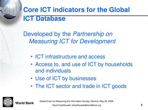 PPT Global Event On Measuring The Information Society Global ICT Database PowerPoint