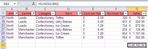 Calculations On A Filtered List In Excel Happy Ltd