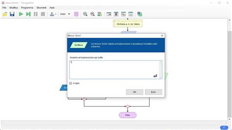Algoritmi Realizzazione Di Un Programma Semplice In Flowgorithm Youtube