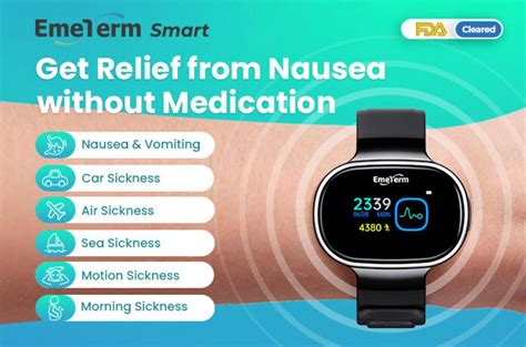 Innovative Anti Nausea Smartwatch Emeterm® Smart Set To Launch On Indiegogo Cerebral Overload