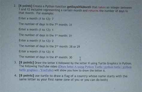 Solved Points Create A Python Function Chegg