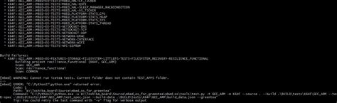 Warning Cannot Run Icetea Tests Current Folder Does Not Contain Test