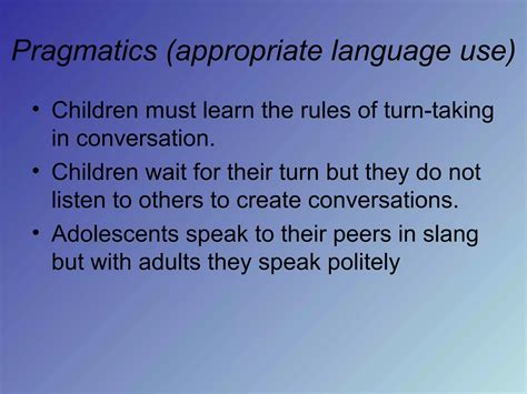 Language Development Ppt