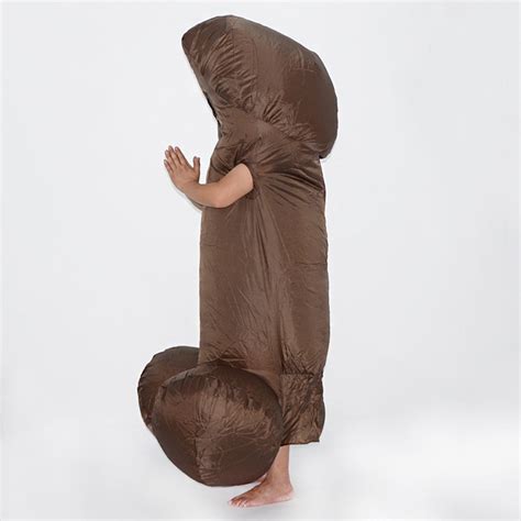 Adult Inflatable Penis Costume Willy Hen Fancy Dress Stag Night Outfit