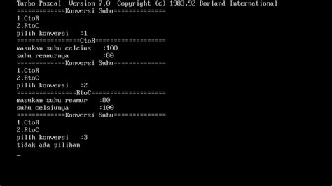 Membuat Aplikasi Konversi Suhu Menggunakan Pascal Kuko