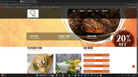 Online Food Ordering System In Php Mysql V3 Projectworlds