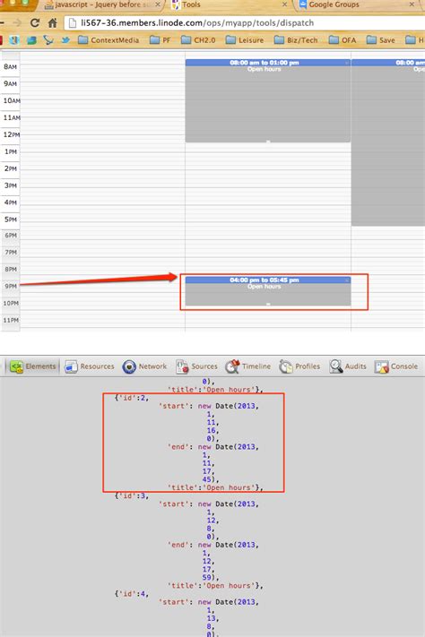 Javascript Events Being Shifted Down When More Than One On A Single