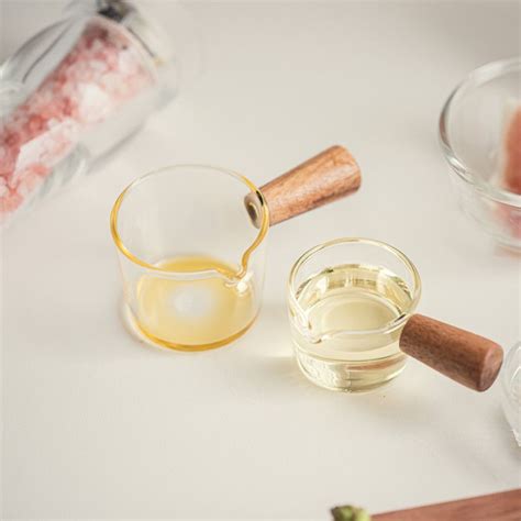 내열유리 우드 핸들 에스프레소 샷잔 손잡이 소스잔 감도 깊은 취향 셀렉트샵 29cm