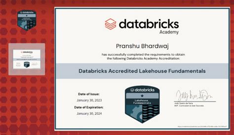 Pranshu Bhardwaj On Linkedin Databricksacademy Databricks