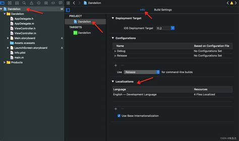 flutter iOSApp Store介绍页中显示的语言列表如何设置
