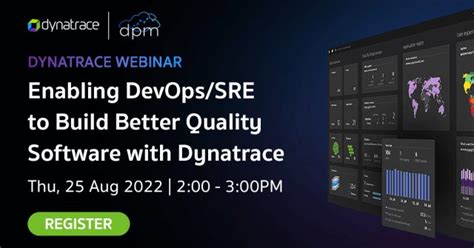Dynatrace Webinar Enabling DevOps SRE To Build Better Quality Software With Dynatrace