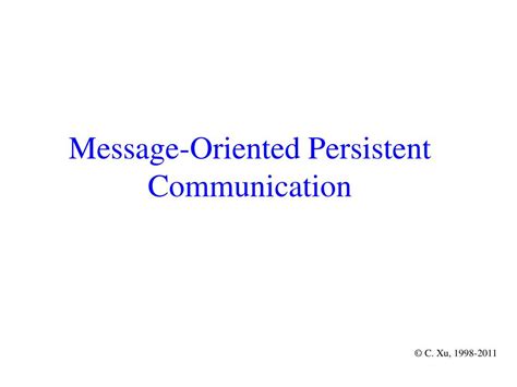 Ppt Communication In Distributed Systems Powerpoint Presentation